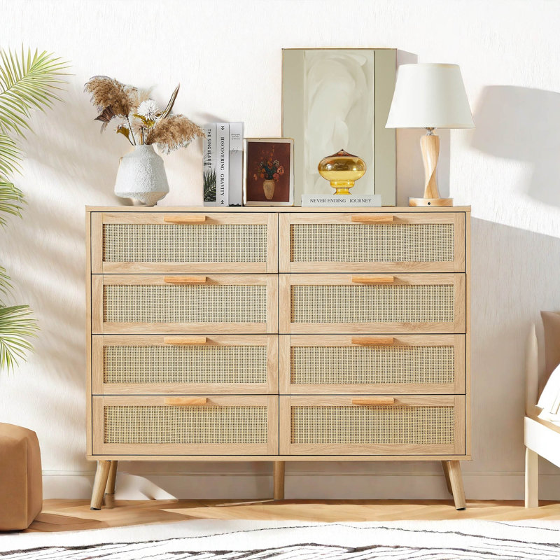 Boho wood dresser store